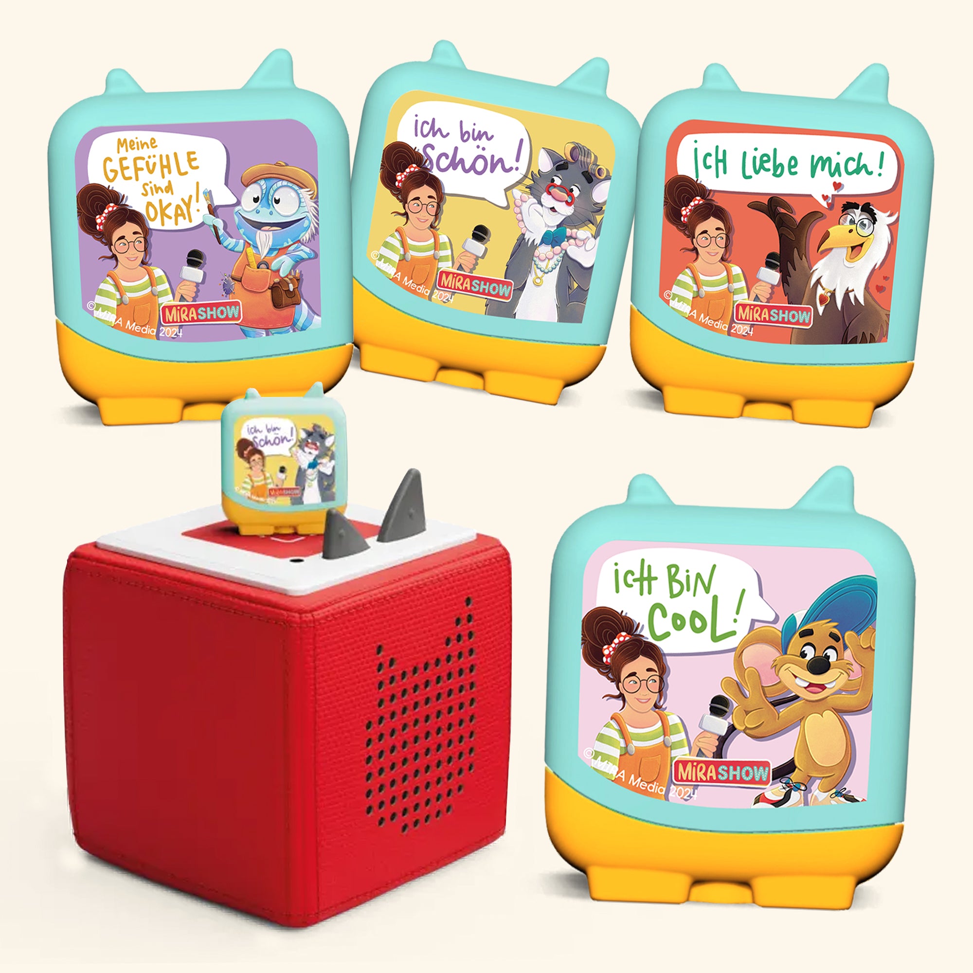 4er Set Clever-Tonies – MiRA & das fliegende Haus